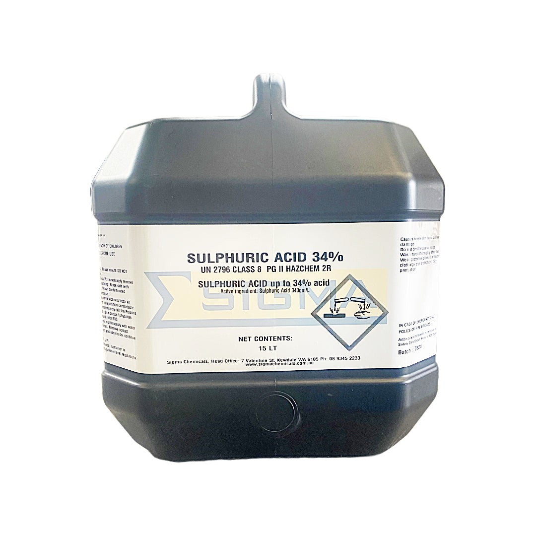 Sigma Sulphuric Acid 34% — Sigma Telford Group